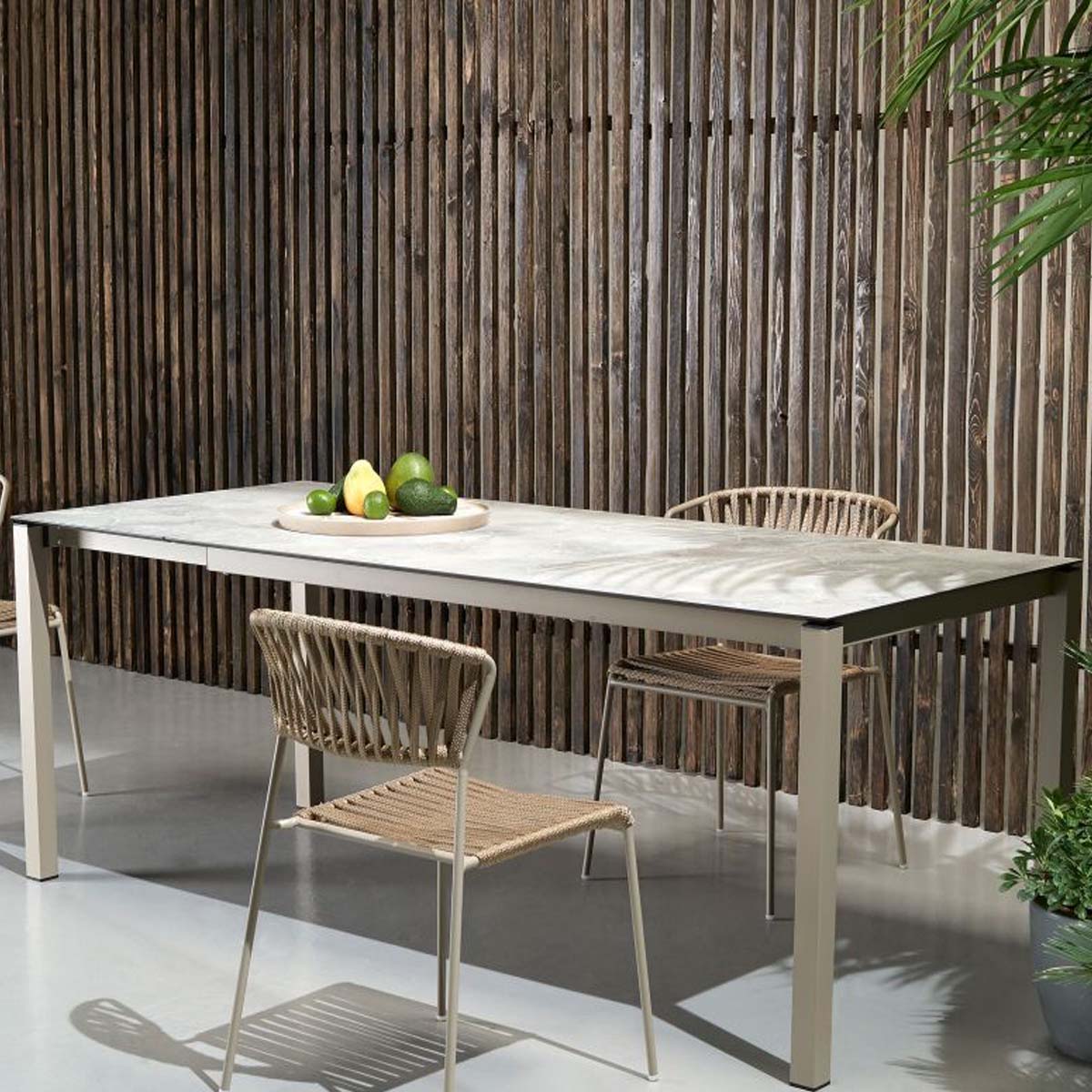 Pranzo - Table à manger avec rallonge pour votre extérieur